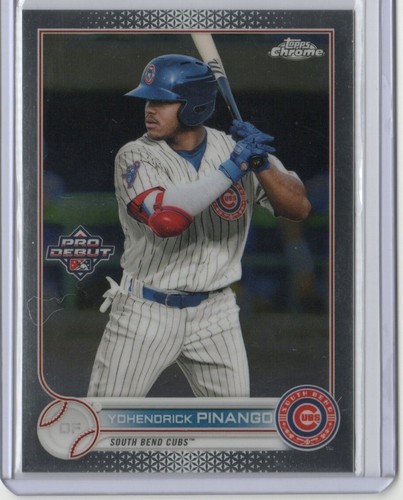 2022 Topps Pro Debut Chrome Yohendrick Pinango - PDC-70 - South Bend ...