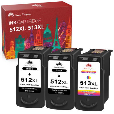 XL DRUCKER PATRONE REFILL für CANON PG-512 CL-513 PIXMA MP270 MP280 ...