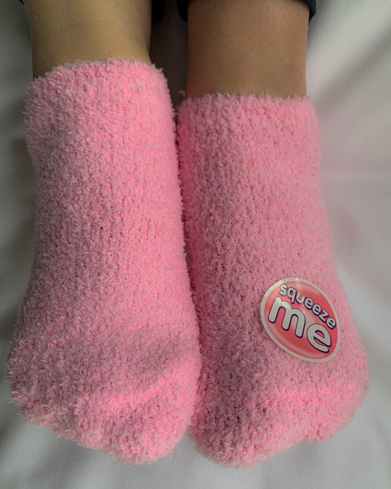 4 Pair Slipper Socks Solid Asst Colors Soft Cozy Footies Non-slip One ...