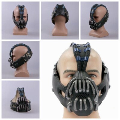 New Batman Bane Mask Face Cosplay PVC Soft Helmet Cosplay Replica ...