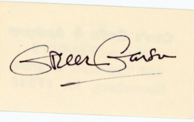 Greer Garson - Cut Signature with Photograph | eBay
