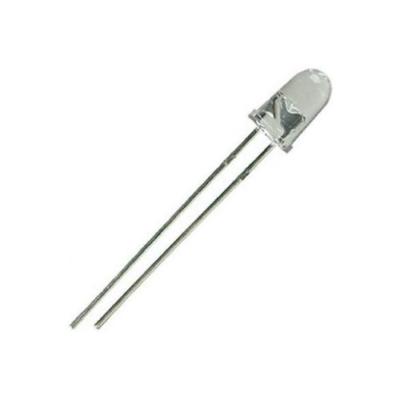 5 x Osram Opto SFH 486 880Nm IR LED, T-1 3/4 (5mm) Through Hole package ...