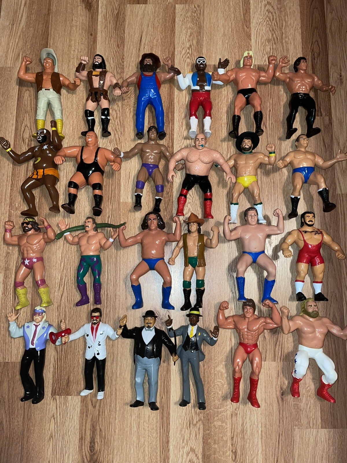 WWF LJN Near Complete Collection 78 Figures, 4 Rings, 1 Cage🔥 | eBay