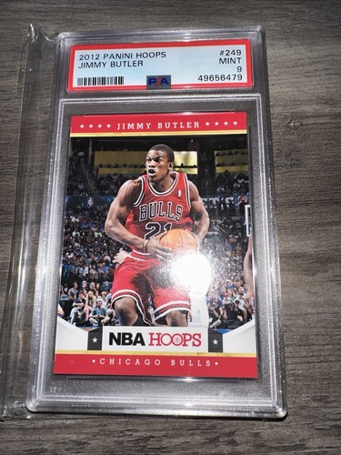 2012 PANINI NBA HOOPS JIMMY BUTLER #249 PSA 9 MINT CHICAGO BULLS ROOKIE ...
