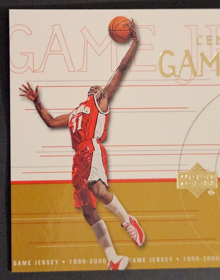 Jason Terry 1999-00 Upper Deck GAME JERSEY CENTURY CLUB Rookie GU Card ...