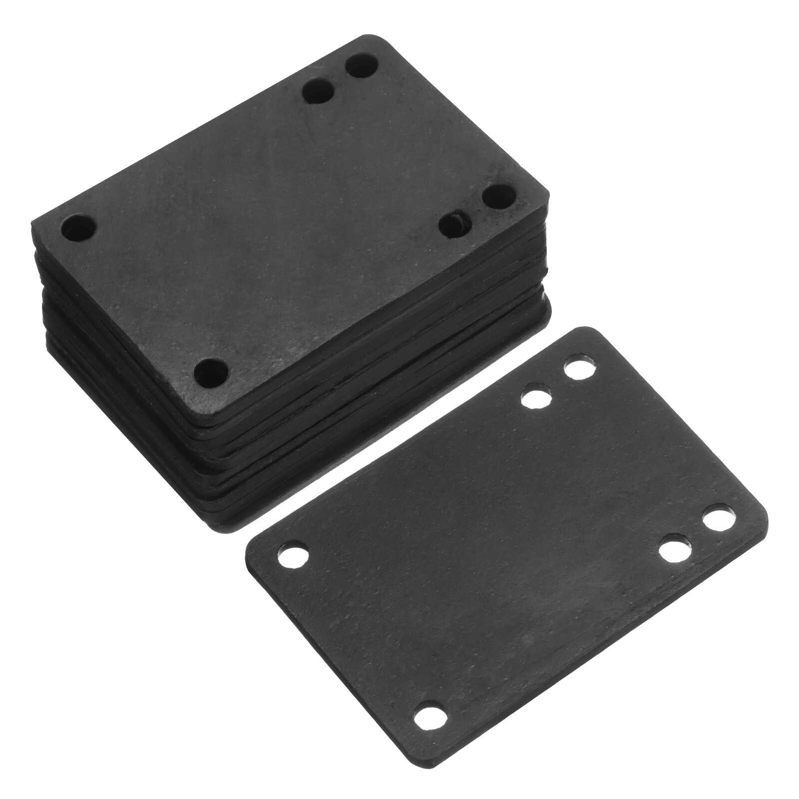 3mm / 1/8" Skateboard Riser Pads, 10 Pack Rubber Angled Wedge Shock ...