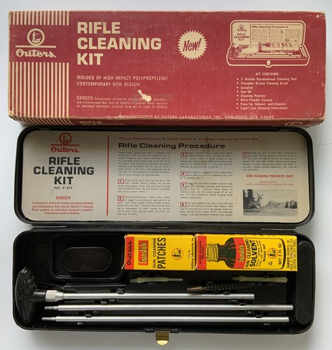 Vintage Outers Gunslick Revolver Kit .30 Caliber Rifle Cleaning No. 477 ...
