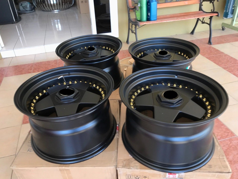 For 180sx dc2 240sx Civic e30 s130 rs JDM 17" BB Style wheels rims 114 ...