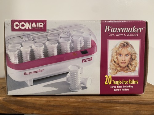 1999 Conair Wavemaker HS16X Hair Curlers 20 Tangle Free Hot Rollers ...