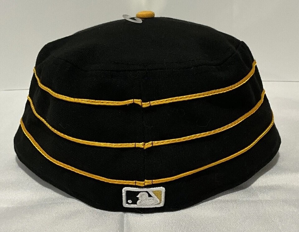 New PITTSBURGH PIRATES Pillbox HAT Fitted Sz 8 CAP New Era MLB Baseball ...