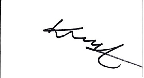 Kenny G (saxophonist) autograph autographed signed auto cut signature ...