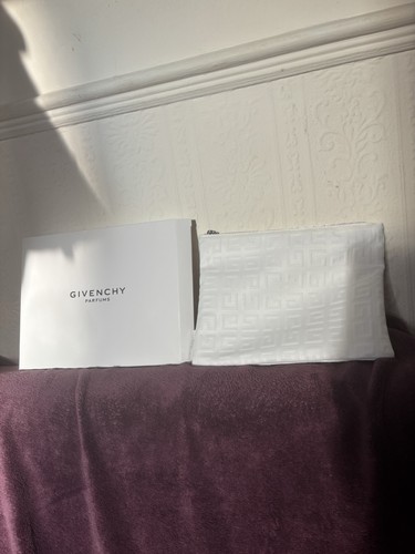 Givenchy White Pouch Make Up Toiletry Bag with Box size 21 x 17cm | eBay UK