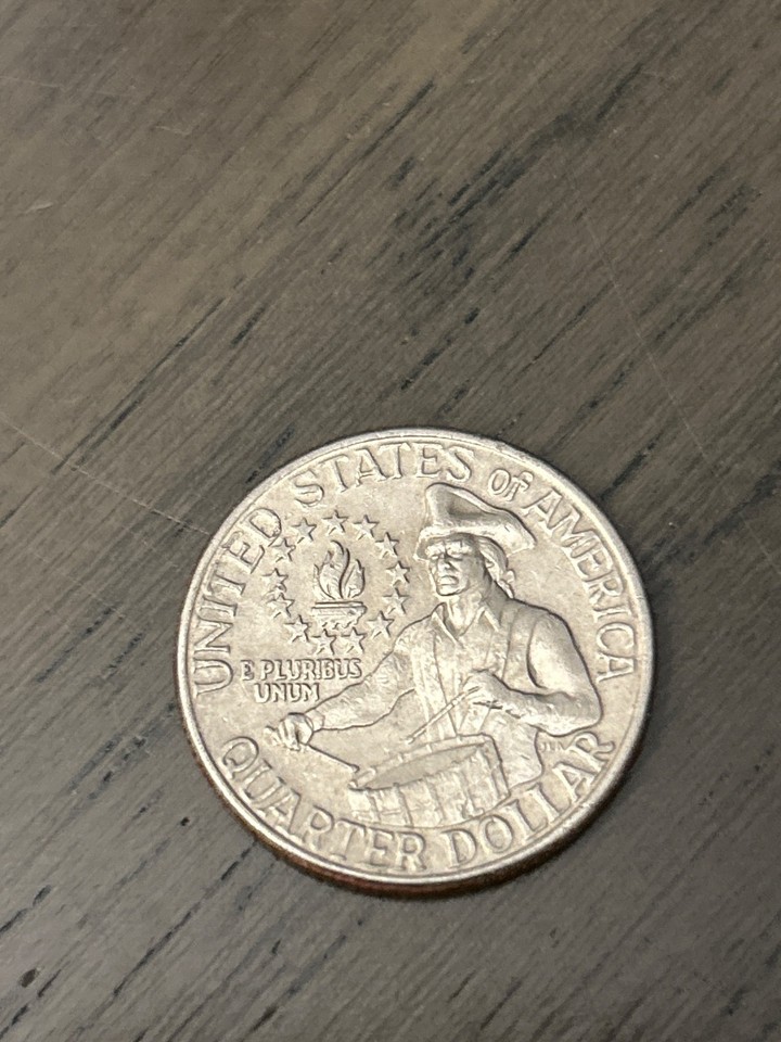 1776-1976 US Bicentennial Quarter Rare “D” Filled Mint Mark Rare ...