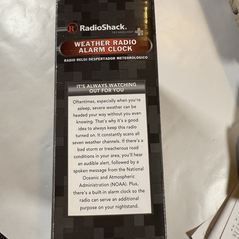 Radio Shack 1200093 NOAA All Hazards Weather Band Radio Tested And ...