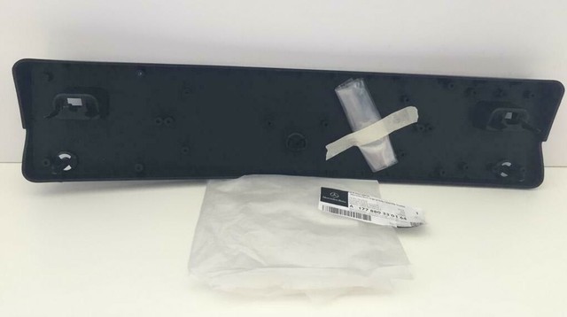 MERCEDES-BENZ A W177 Front Bumper License Plate Holder A1778803301 ...