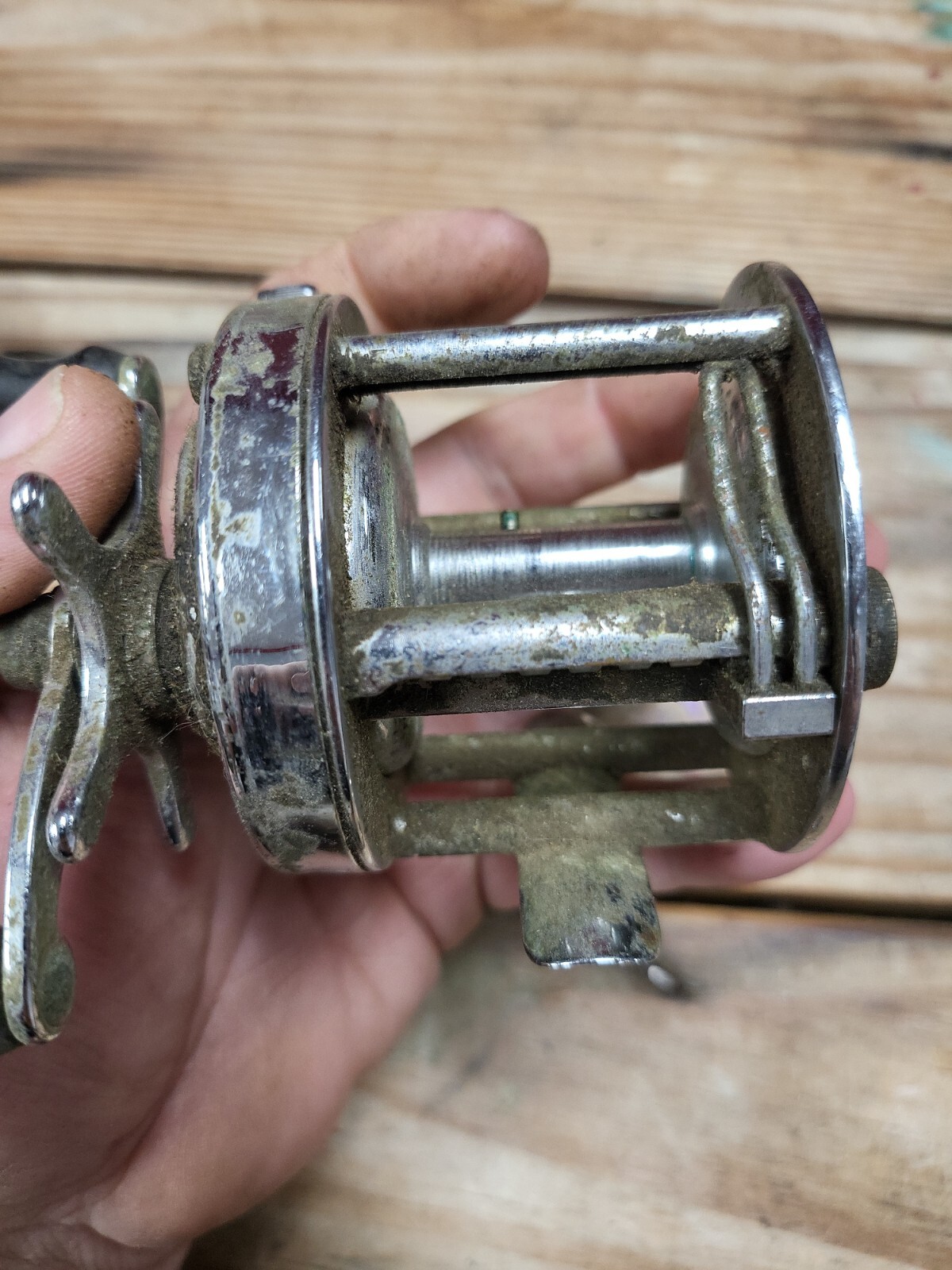 Vintage Shakespeare SERVICE 1944 Model GE Fishing Reel - Working | eBay