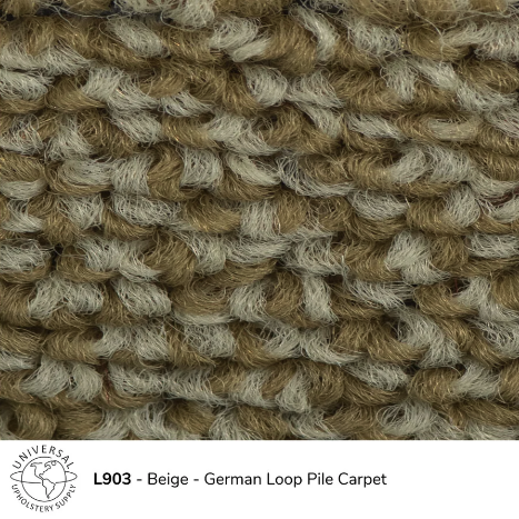 Beige German Loop Pile Carpet Made in Germany 80" wide, 13 colors (sold ...