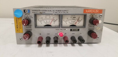 HP 6205B Dual DC Power Supply 0-40V,.3A/0-20V,.6A Unit #20 READ! | eBay