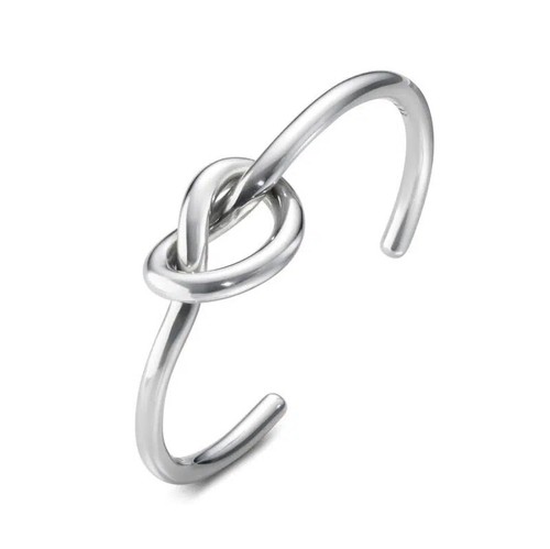 Georg Jensen Women's Sterling Silver Single Love Knot Bangle - Medium 155mm A | eBay UK