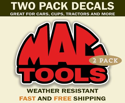 Mac Tools Sticker Decal for Toolbox, Mac Tools Weather Resistant ...