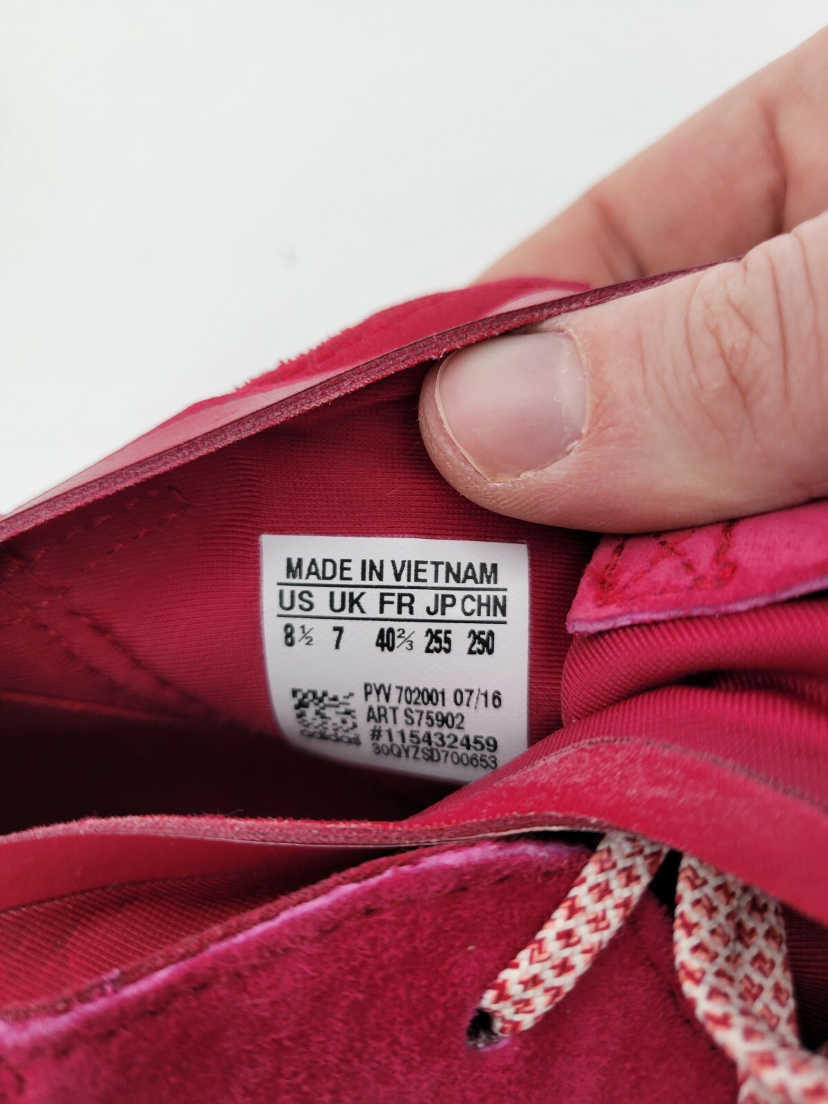 Adidas Sz 8.5 pyv 702001 Magenta Pink - Gem