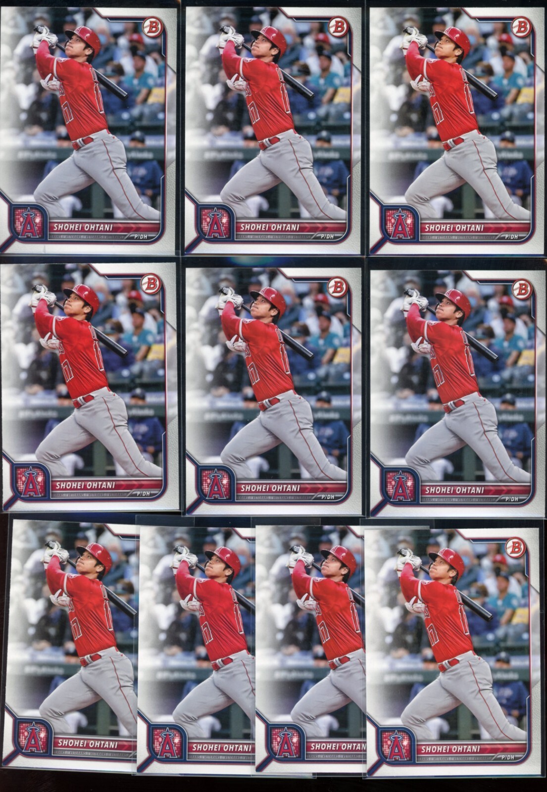 (x10 LOT) Shohei Ohtani 2022 BOWMAN Base MVP #68 Flagship Baseball Card Angels | eBay
