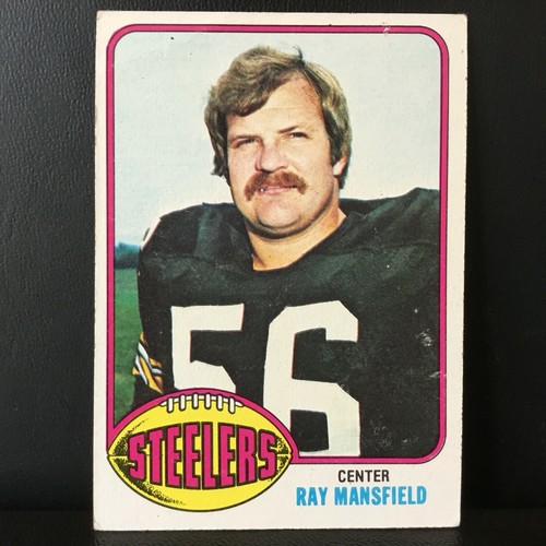 1976 Topps #301 Ray Mansfield Pittsburgh Steelers | eBay