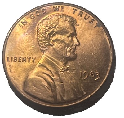 1983 Lincoln Memorial Penny Error DDR Doubled Die Reverse FS-801 | eBay