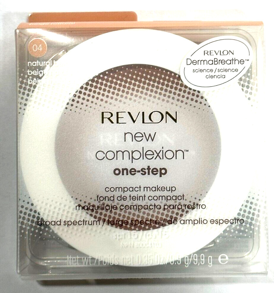 Revlon New Complexion One-Step Compact Makeup, SPF 15, Natural Beige 04 ...