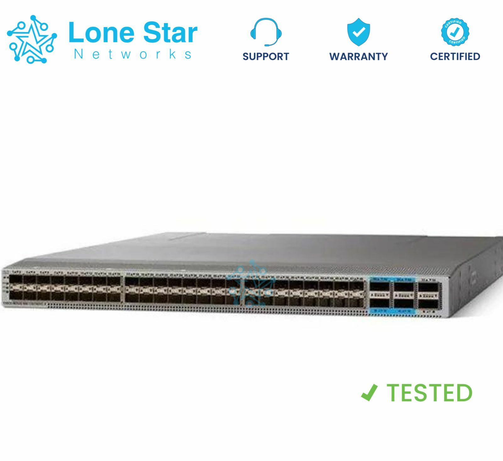 Cisco N9K-C92160YC-X Nexus 9200 48p 1/10G/25G SFP+ QSFP28-Dual AC | eBay