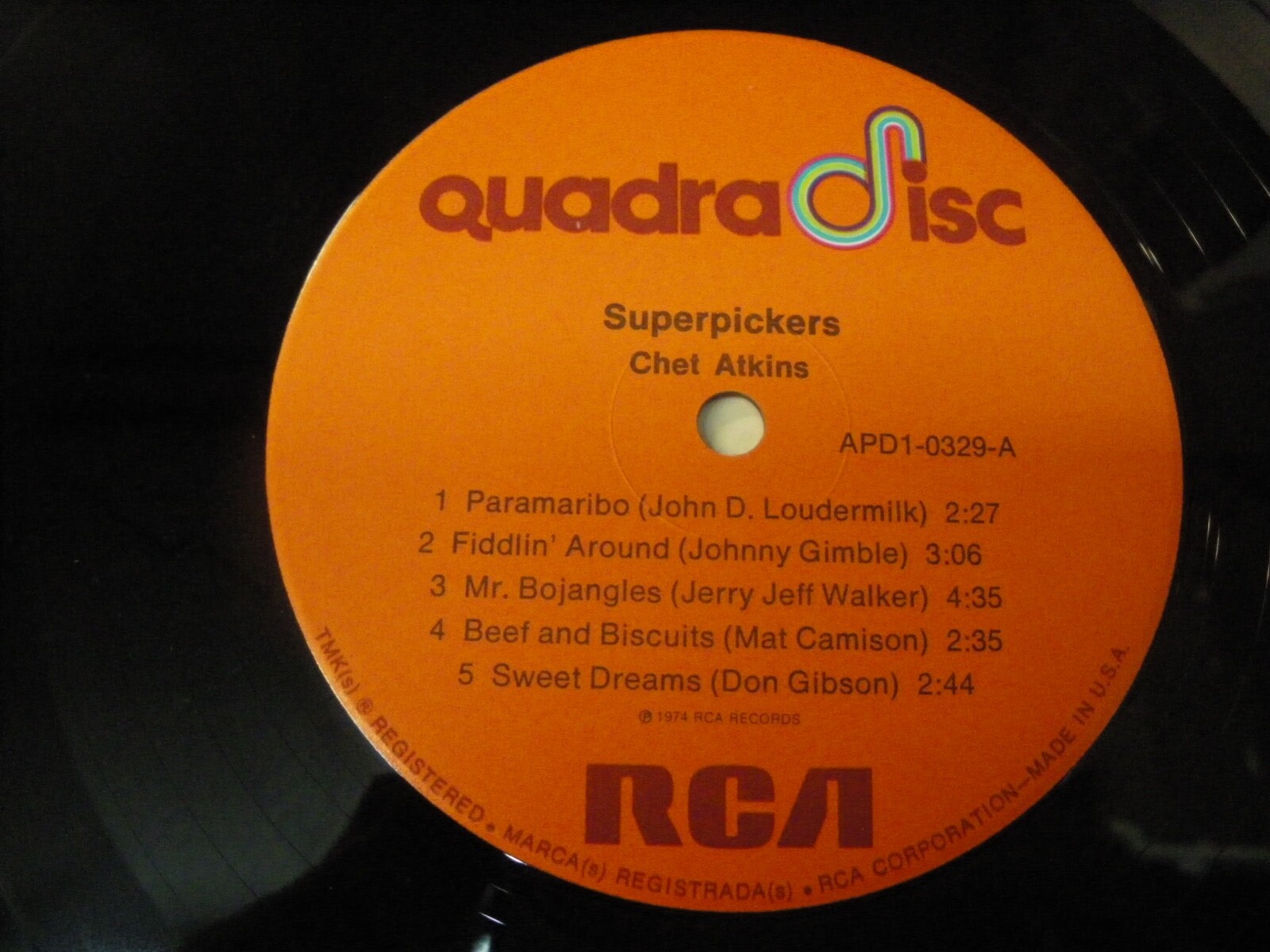 CHET ATKINS Superpickers RCA APD10329 Quad LP | eBay