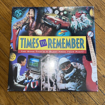 Vintage 1991 90s Times To Remember Board Game Blast from your Past New ...