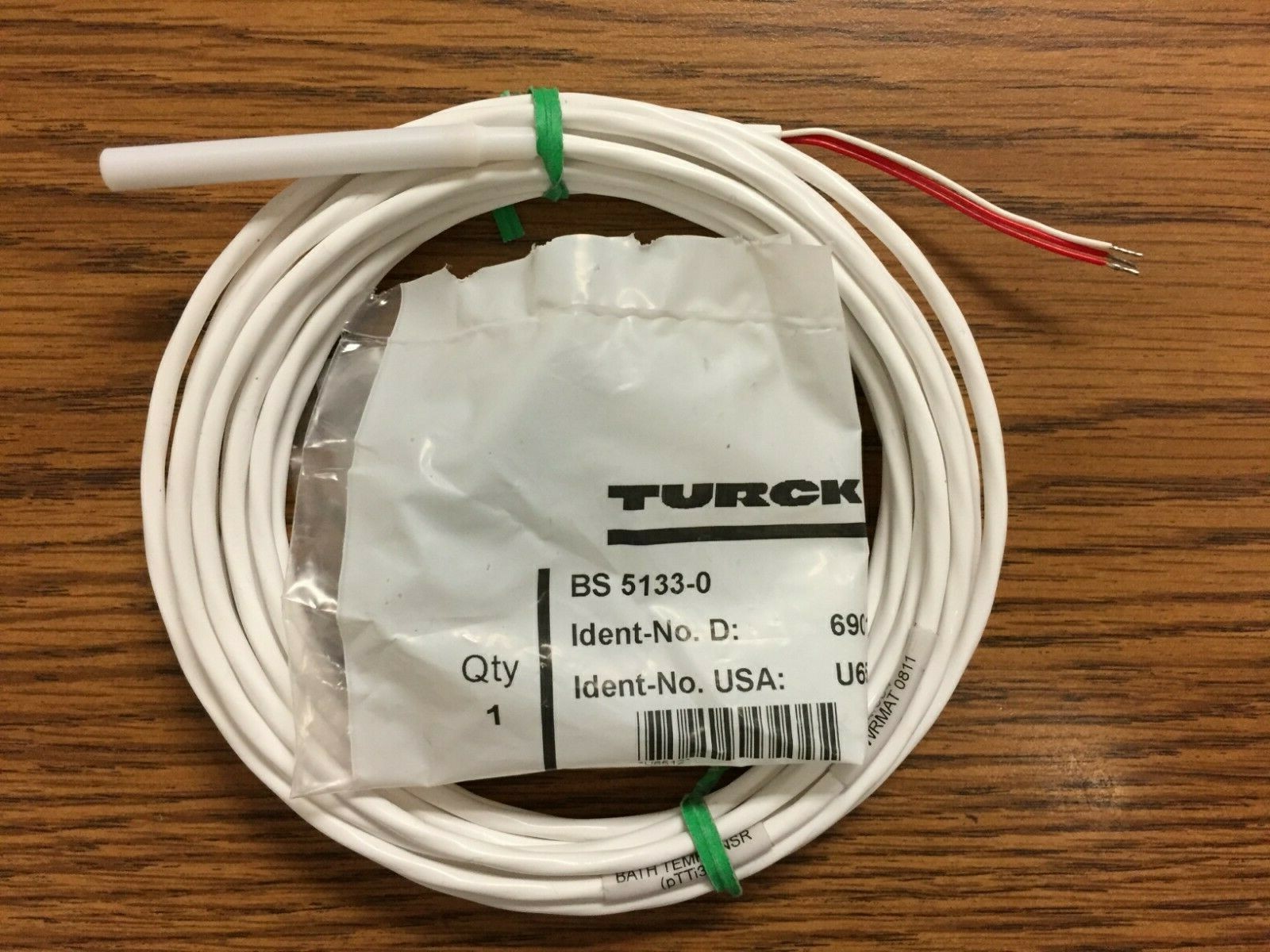 Bath Temp Sensor, CDS Process Module. 15FT Cable with Turck BS 5133-0 Connector | eBay