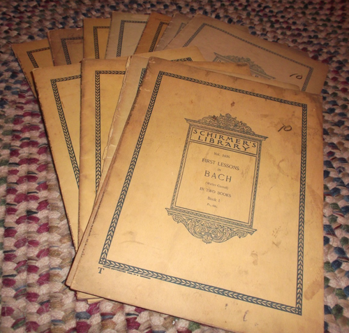 Lot of 14 Schirmer's Library Sheet Music Books - Piano - Vintage | eBay