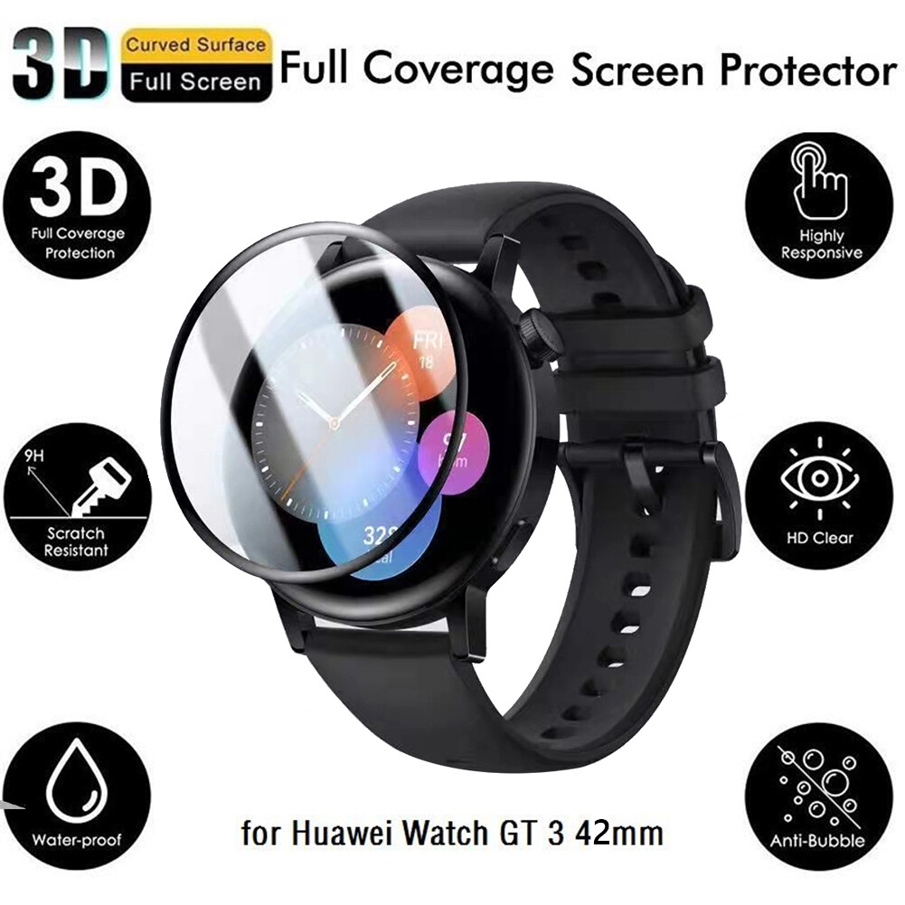 3D Full Cover Protective Film for Watch GT 3 42mm Protector (5Pcs) | eBay