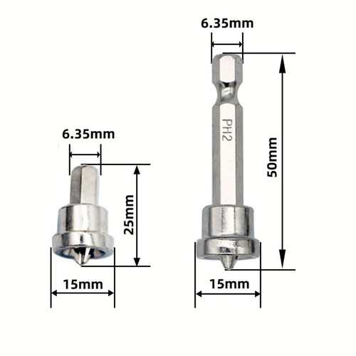 Drywall Screwdriver Bits Plasterboard Screws Locator 45# Steel Material ...