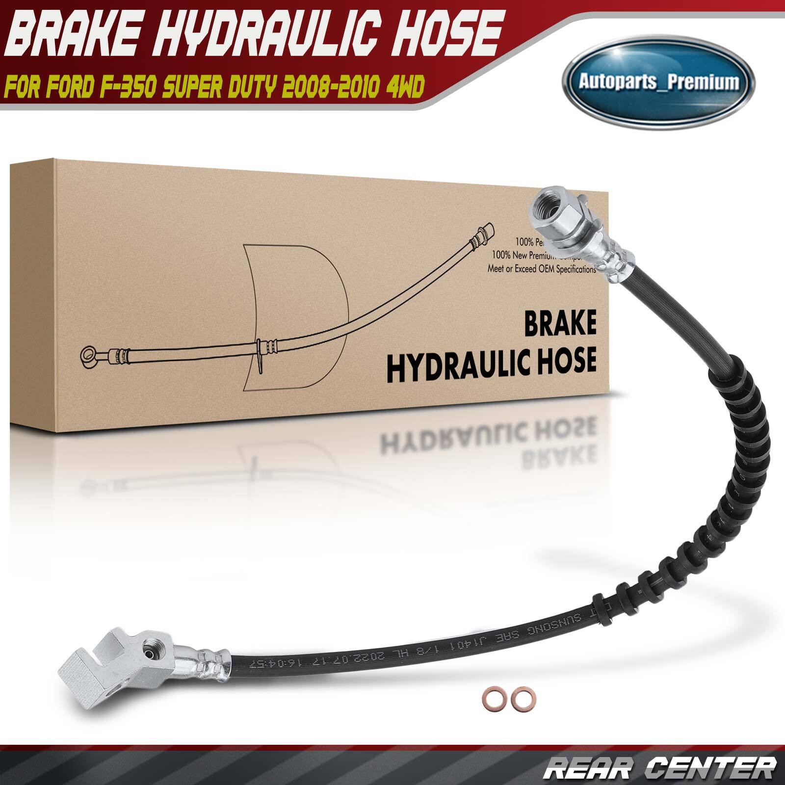 Rear Center Brake Hydraulic Hose for Ford F-350 Super Duty 2008 2009 ...