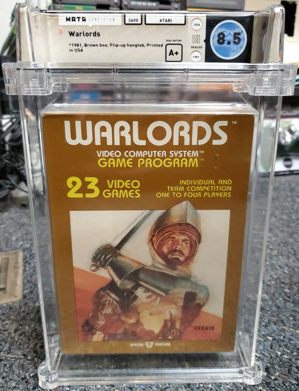 Atari 2600 - Warlords - 1981 New NOS Sealed - WATA Graded - 8.5 A+ | eBay