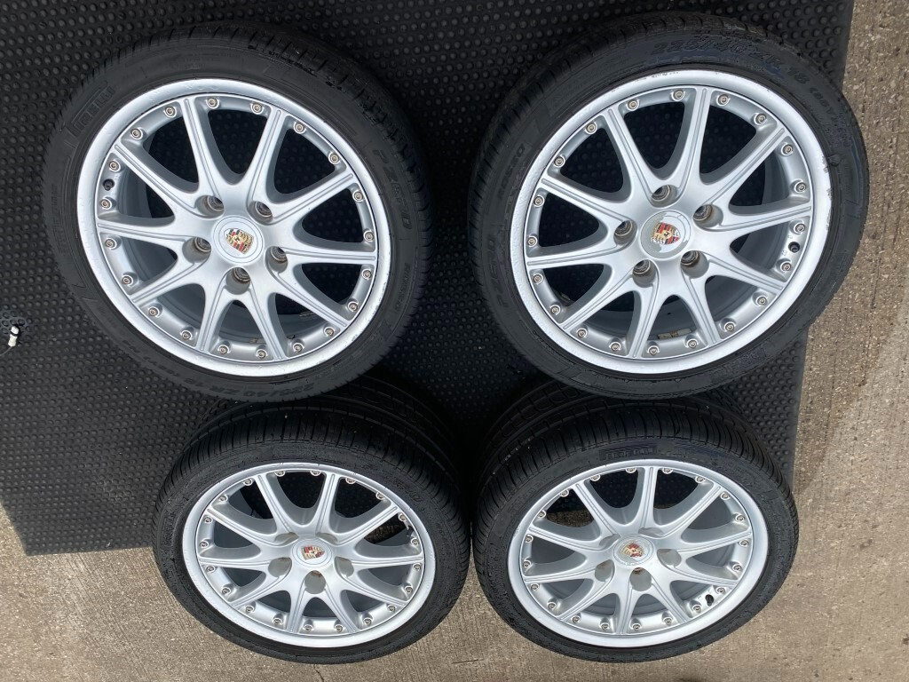 PORSCHE 996 18" Alloy Wheels Sport Design Alloy Wheels 10x18 ET65 8x18 ...