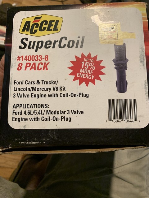 Ignition Coil-Super Coil Kit Accel 140033-8 for sale online | eBay