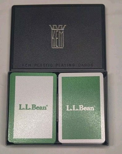 Vintage Kem Cards L.L. Bean Special Edition Set Missing Jokers & Damage ...