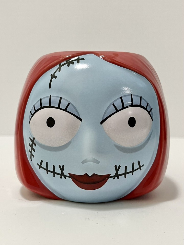 Disney Nightmare Before Christmas Mug Sally Face Head 3D Cup Tim Burton ...