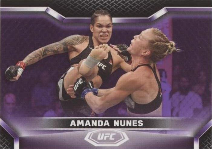 2020 Topps UFC Knockout - Amanda Nunes #12 Purple /25 for sale online ...
