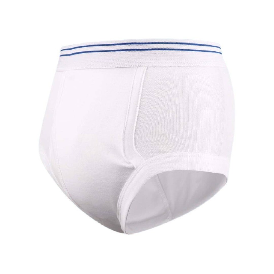 Men Incontinence Briefs 2 Pack Incontinence Underwear Cotton Washable ...