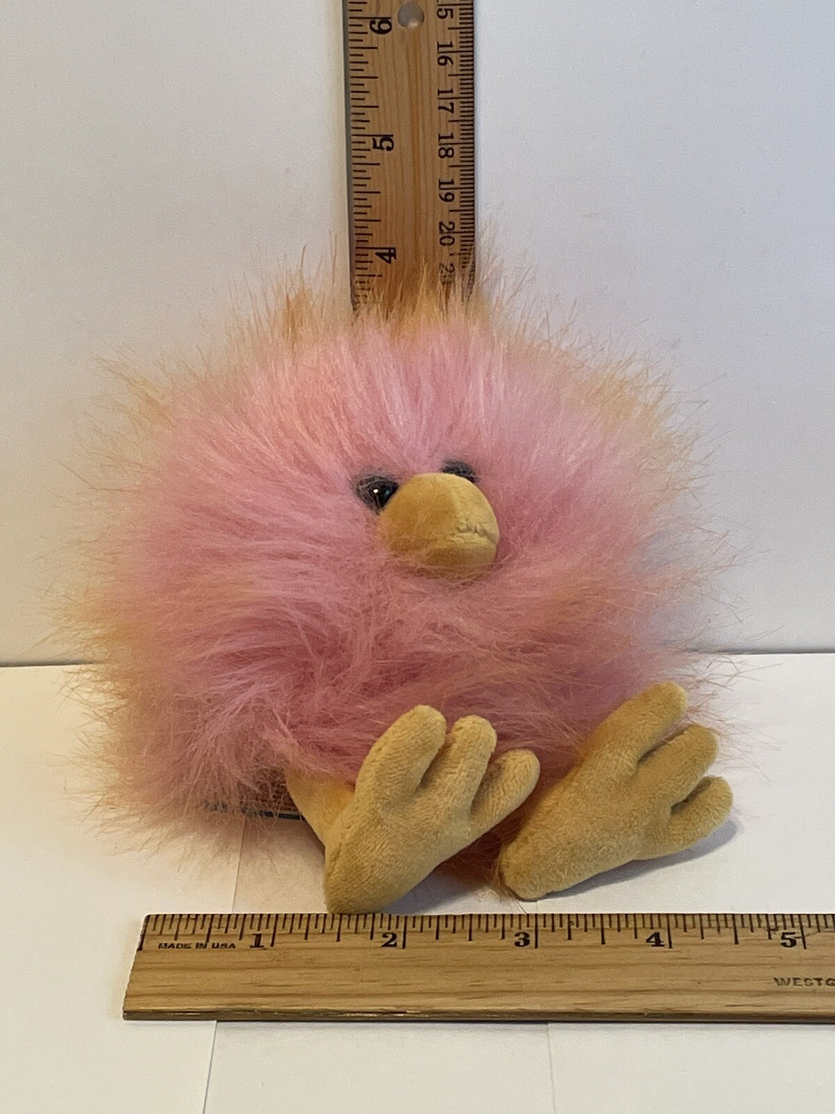 Jellycat Yellow And Pink Crazy Chick Plush | eBay