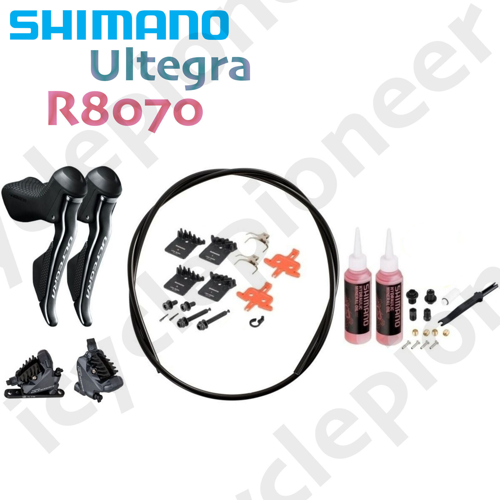 OEM NEW Shimano Ultergra Di2 ST-R8070 & BR-R8070 include Oil and hose ...
