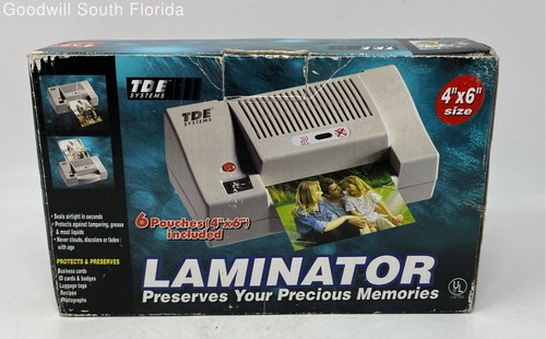 TDE Systems Laminator Preserves Your Precious Memories Powers On | eBay
