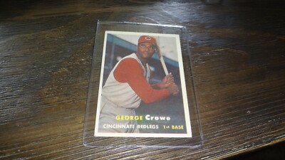 1957 TOPPS # 73 GEORGE CROWE BASEBALL CARD | eBay