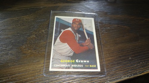 1957 TOPPS # 73 GEORGE CROWE BASEBALL CARD | eBay