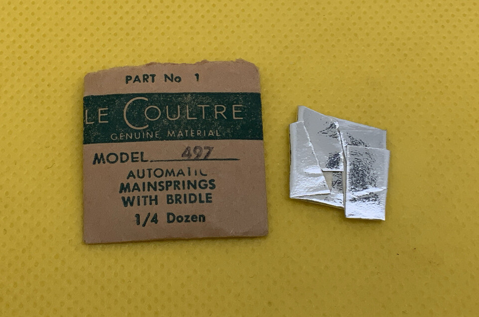 Jaeger LeCoultre 497 770 Automatic Mainspring With Bridle Opened. NOS ...